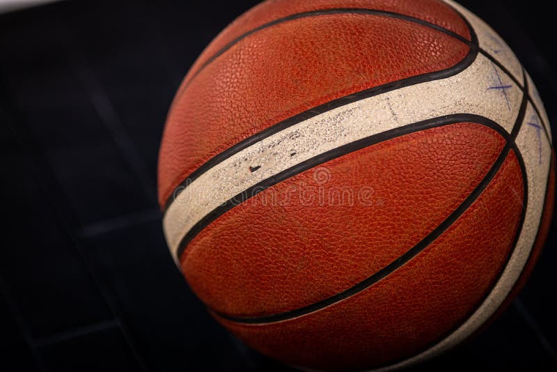 Basketball Game Ball in Hoop Stock Image - Image of game, team: 265321189