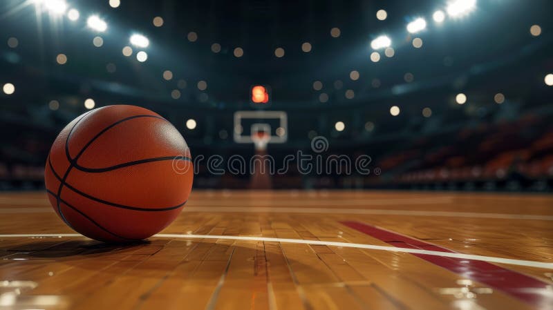 Basketball Game Shooting Action Stock Illustration - Illustration of ...