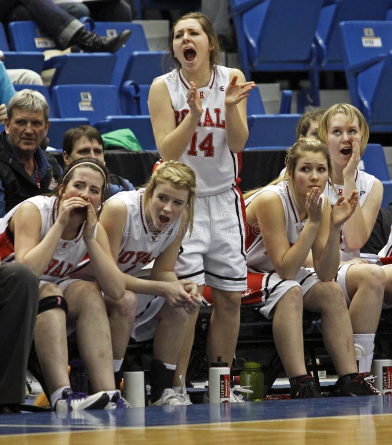 Basketball Girls Celebration Editorial Image - Image of team ...