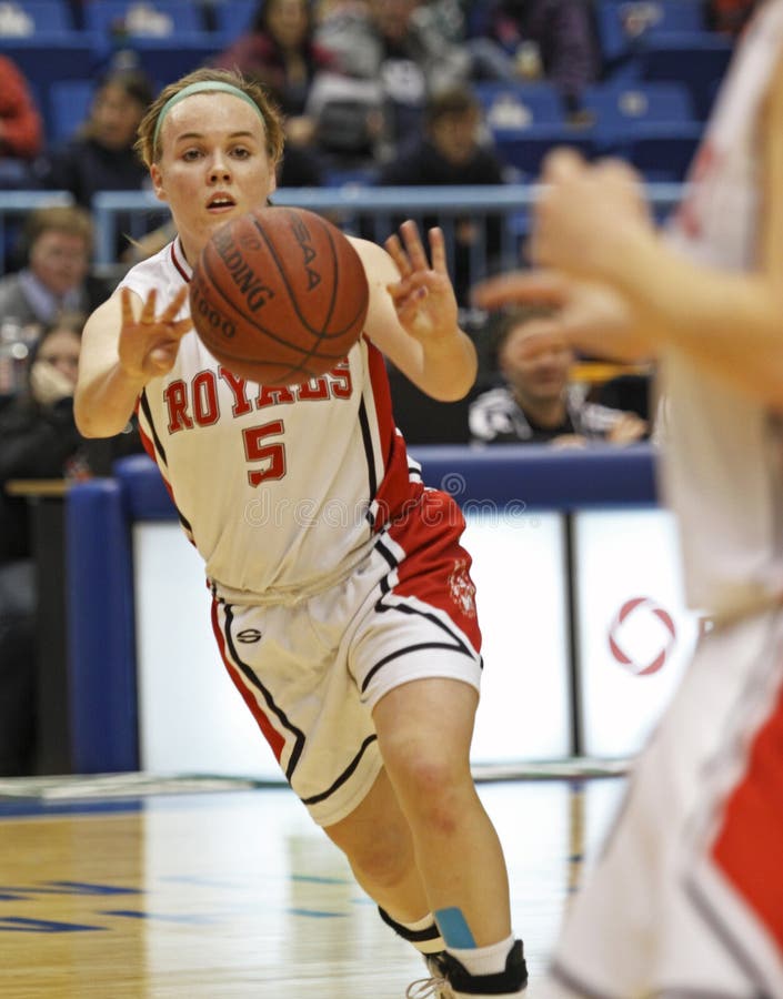 Basketball girls pass editorial stock photo. Image of excitement - 18582998