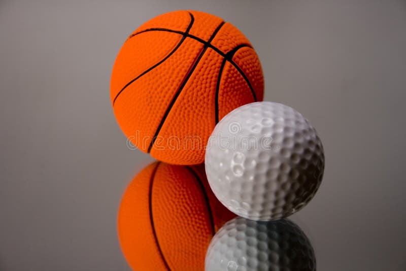 Basketball or golf? stock photo. Image of shape, concept - 2242894