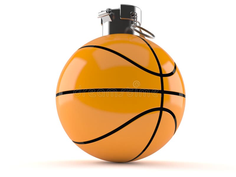 Basketball bomb stock illustration. Illustration of basketball - 103322662