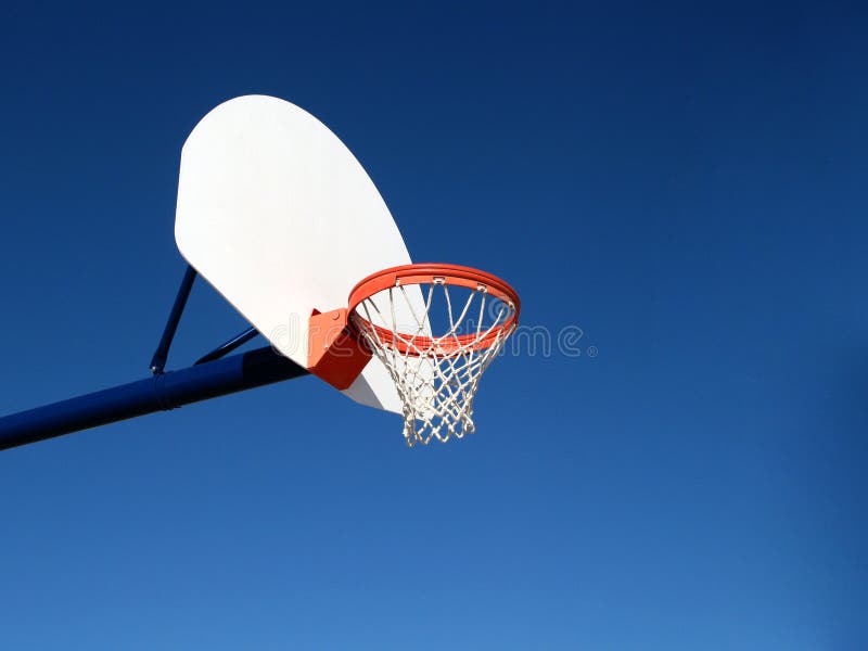 Basketball hoop stock image. Image of summer, spring, outdoor - 4554077