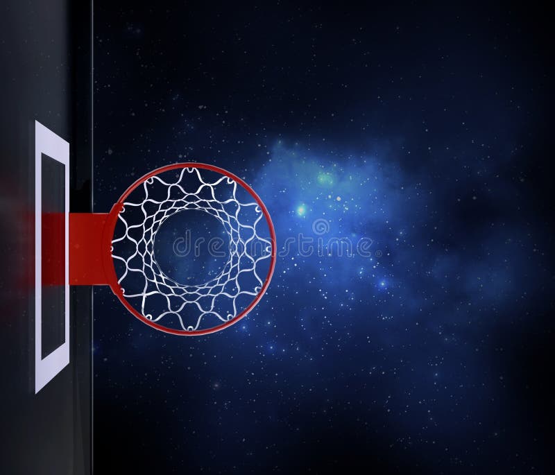 Basketball Ball Flying through the Wall with Cracks Editorial Photo ...