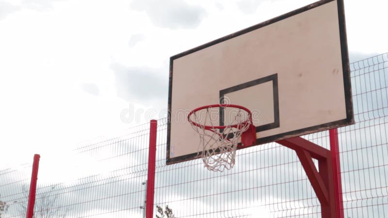 Basketball Hoop Front View Dunk Shoot Playing Game Pattern Empty Stock ...