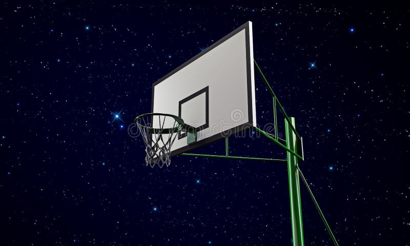 Basketball hoop stock illustration. Illustration of court - 30814348