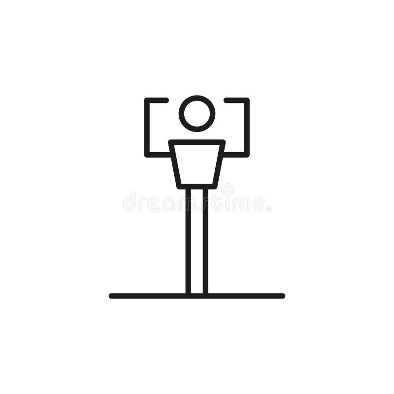 Basketball hoop icon stock vector. Illustration of basketball - 331425902
