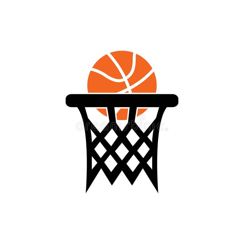 Basketball Hoop Icon Vector Illustration Logo Template Stock Vector ...