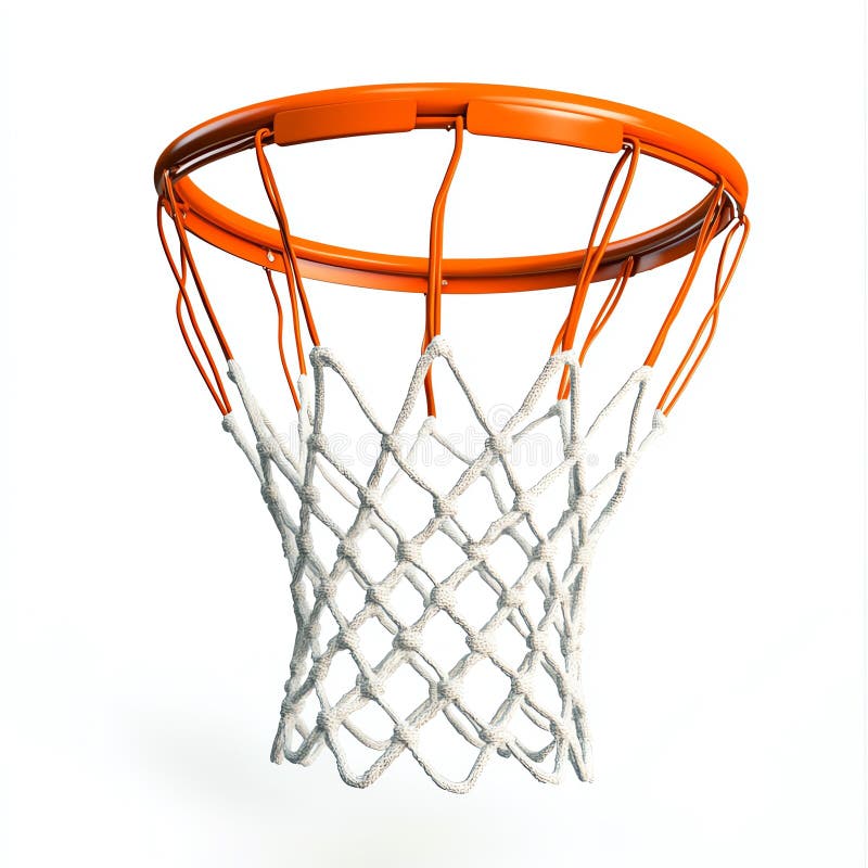 A Basketball Hoop with Net for Sports Play Stock Illustration ...