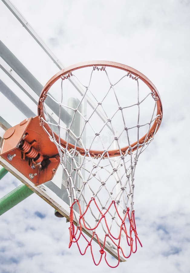 Basketball hoop stock photo. Image of string, paint, structure - 42931452
