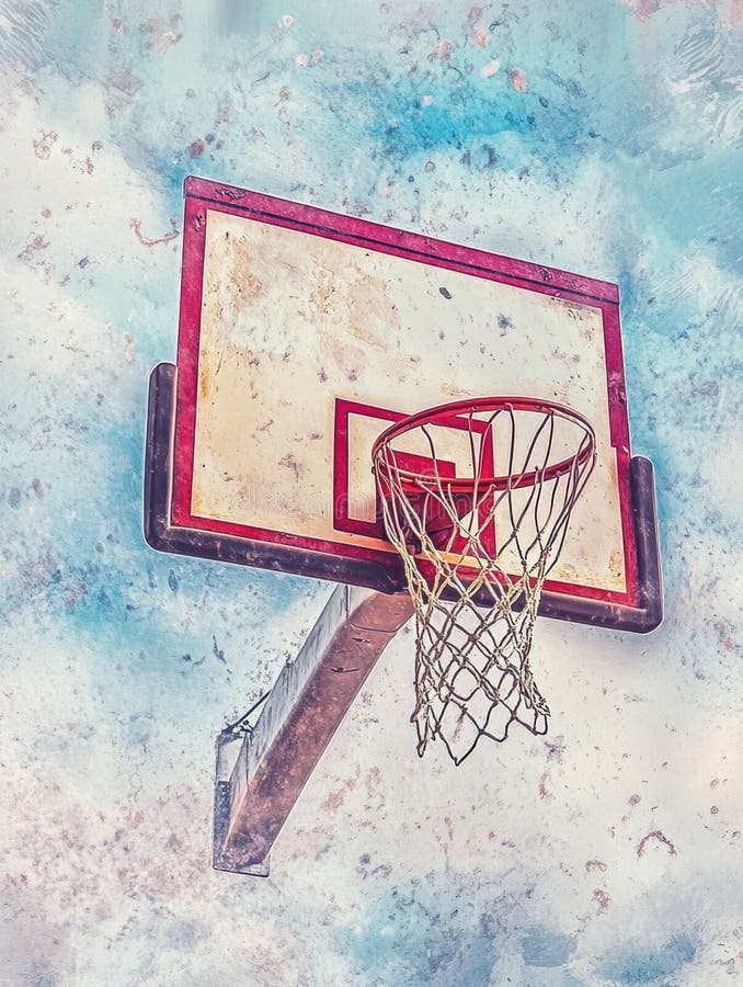 Basketball Hoop Shot stock photo. Image of fitness, court - 380451046