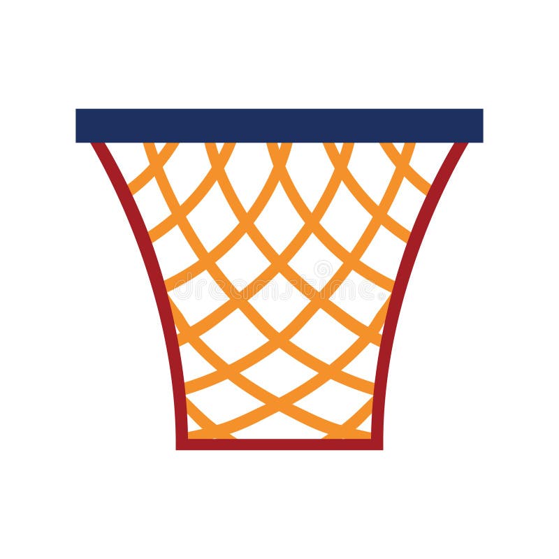 Basketball Hoop. Vector Illustration Decorative Design Stock Vector ...