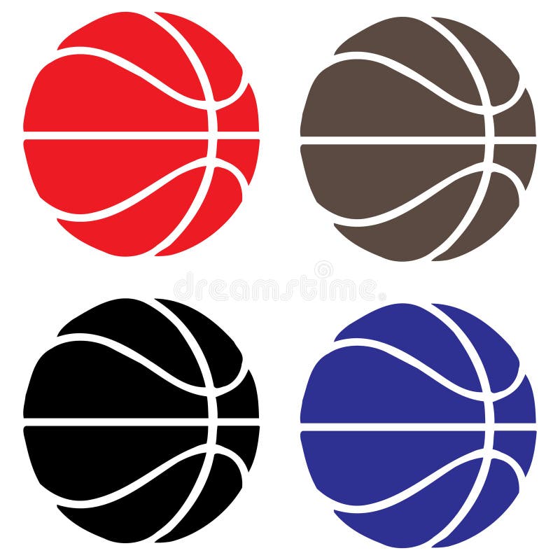 Basketball Icon Set. Basketball Ball Icon. Basketball Logo Vector Icon ...
