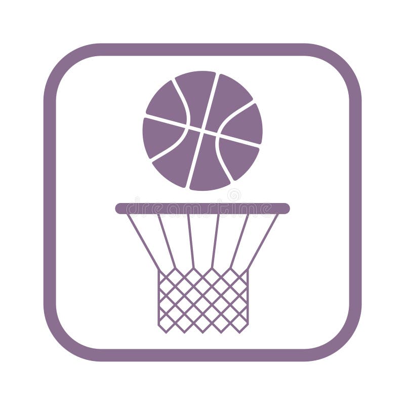 Basketball icon stock vector. Illustration of abstract - 84547594