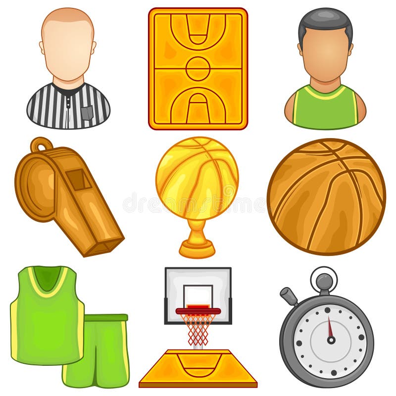 Basketball Icon. Flat Vector Illustration Stock Vector - Illustration ...