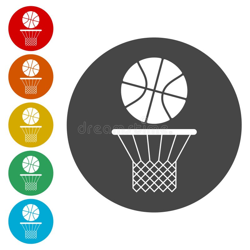 Basketball icon stock vector. Illustration of object - 131689829