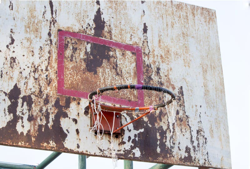 Basketball iron board stock image. Image of park, round - 61934089