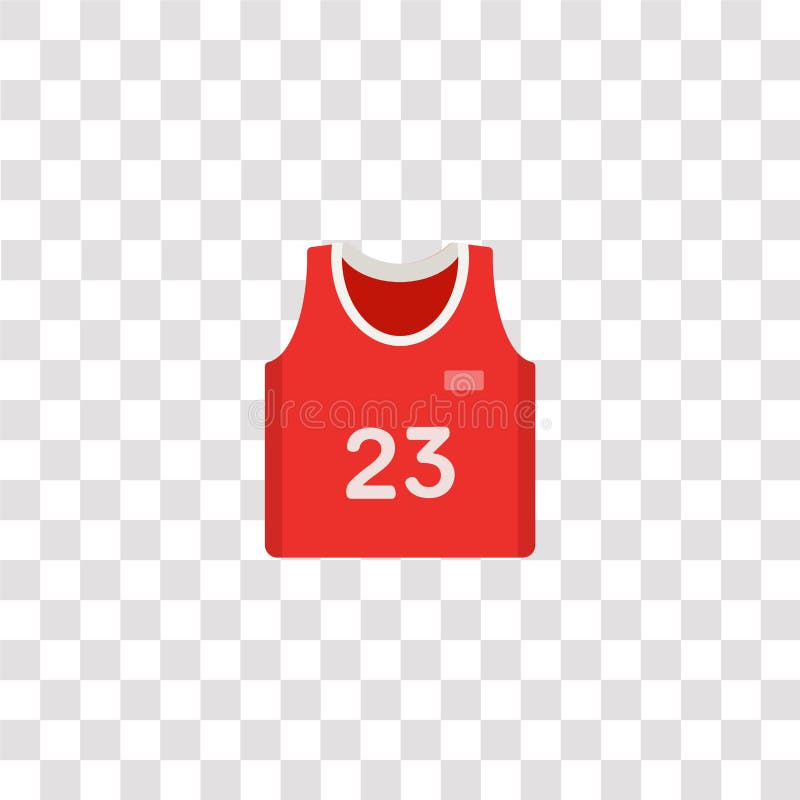 Basketball Jersey Icon Sign and Symbol. Basketball Jersey Color Icon ...