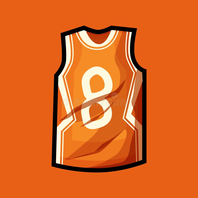 Basketball Jersey Illustration Clip Art Design Vector Stock Vector ...