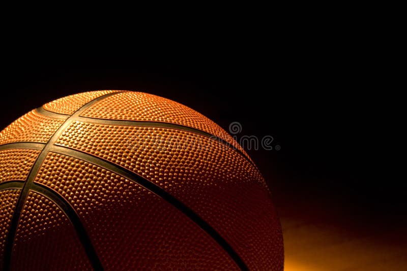 Basketball Left on the Court Stock Photo - Image of center, athlete ...