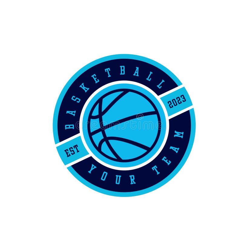Basketball Logo Design Template Simple Style Design Stock Vector ...