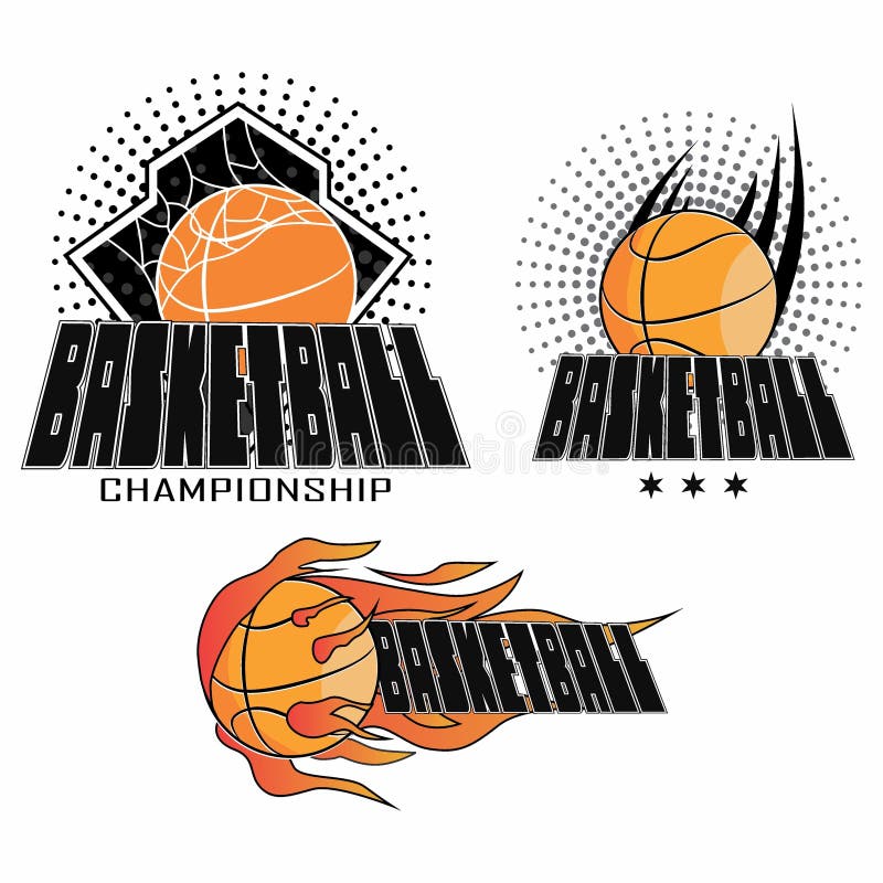 Basketball Logo Icon for Basketball Competitions or Clubs Stock Vector ...