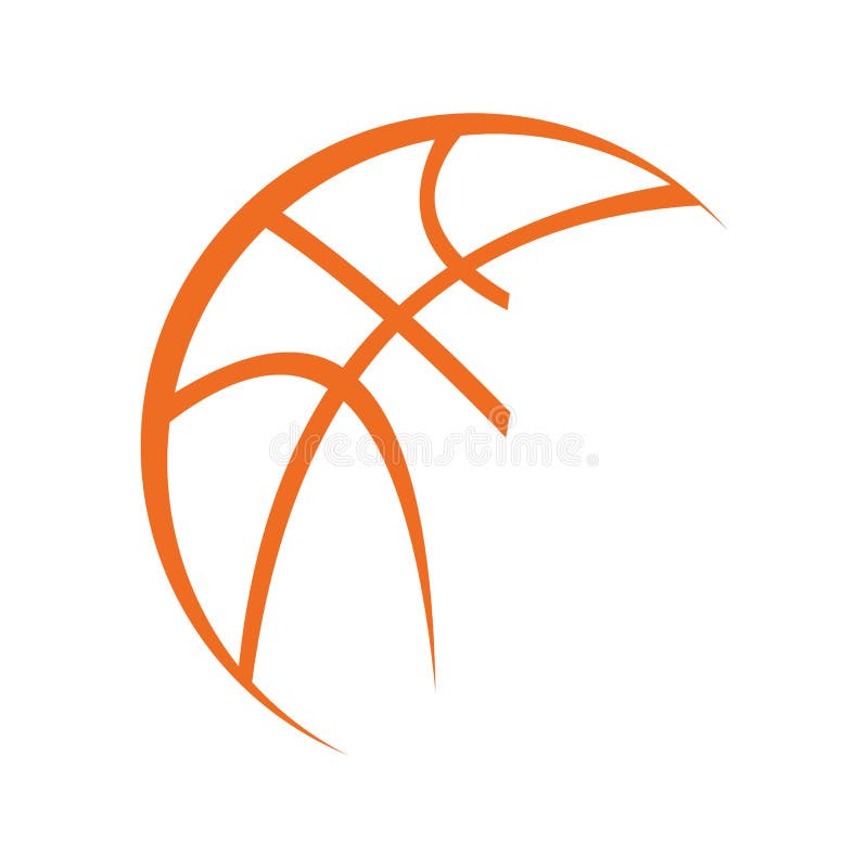 Half Basketball Logo