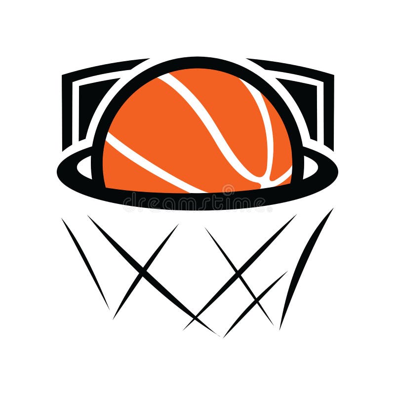 Basketball logo template stock vector. Illustration of graphic - 157047748