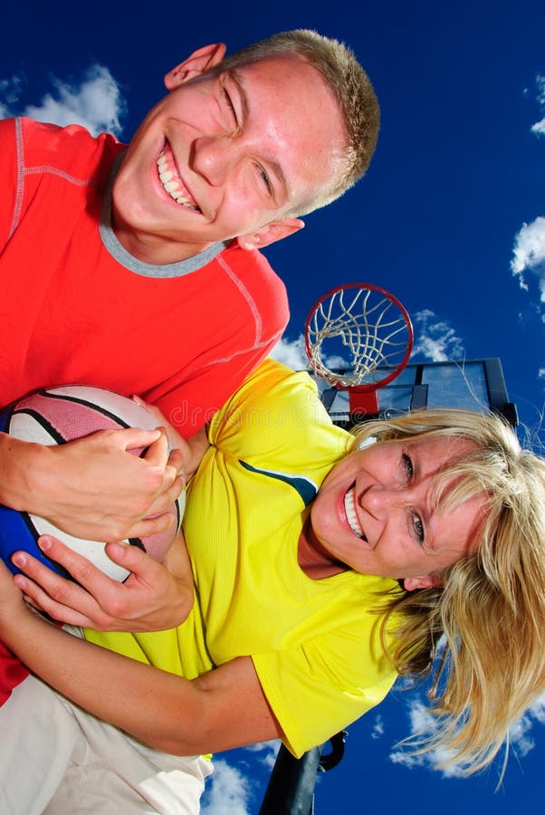 Basketball match stock photo. Image of warm, together - 10595008