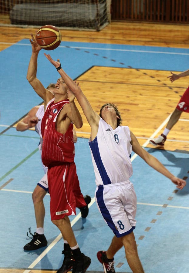 Basketball match editorial photography. Image of time - 12862042