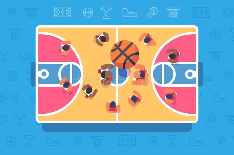 Basketball Hoop Top View Stock Illustrations – 254 Basketball Hoop Top ...