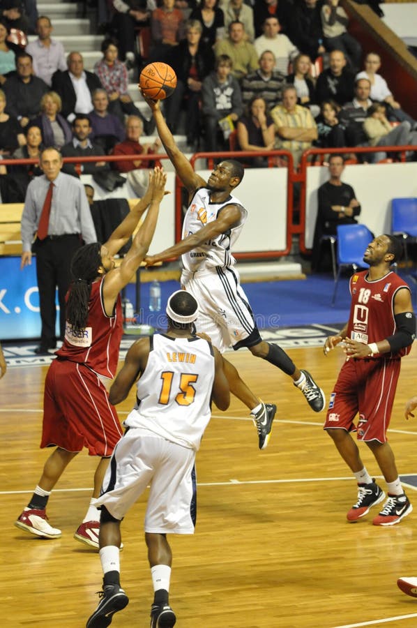 Basketball Match, Yannick Bokolo. Editorial Stock Photo - Image of ...
