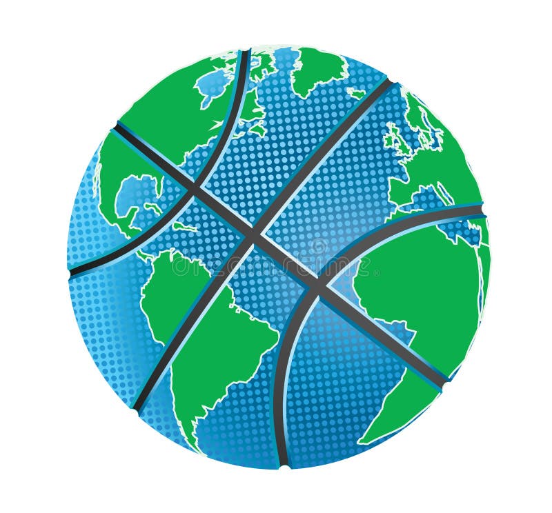 Basketball is my world stock vector. Illustration of object - 77047677