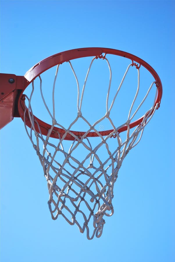 Netball net and hoop stock image. Image of weather, sport - 2484101