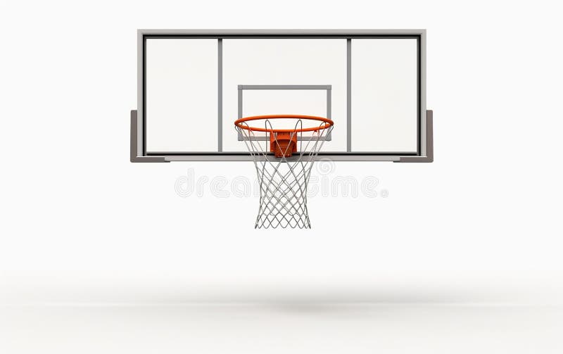 Basketball Net on a Clean Slate Stock Illustration - Illustration of ...