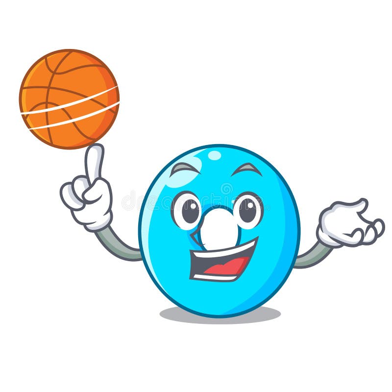 With Basketball the Number Zero on the Character Stock Vector ...