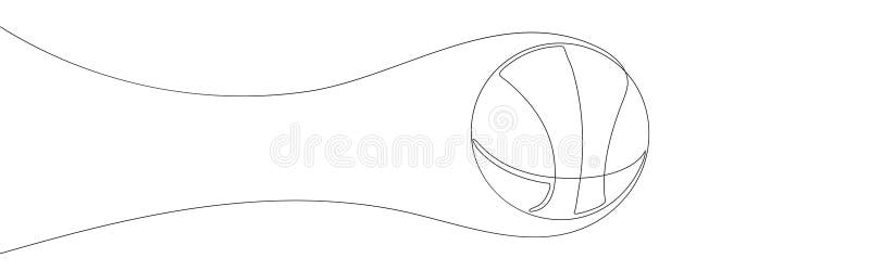 Continuous Line Basketball Stock Illustrations – 161 Continuous Line ...