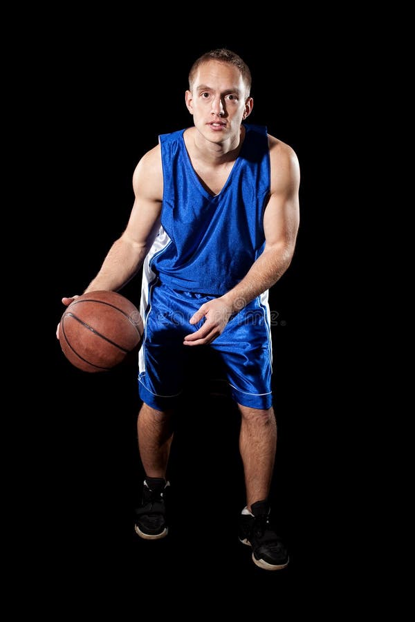 Basketball Player stock photo. Image of studio, person - 17524620