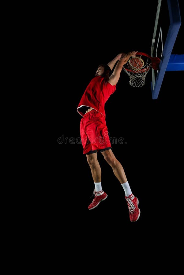 Basketball Player in Action Stock Photo - Image of athletic, healthy ...