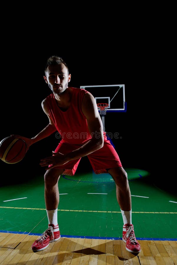 Basketball Player in Action Stock Photo - Image of active, player: 32981834