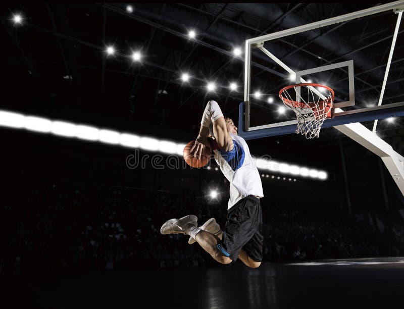Basketball Player in Action Stock Image - Image of adult, basket: 113791283