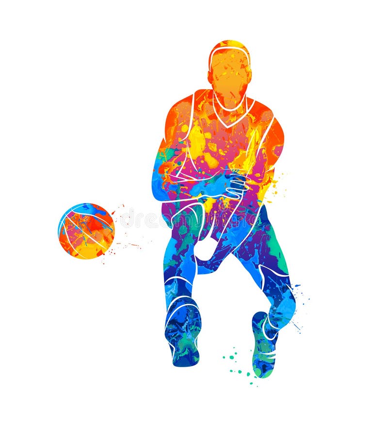 Basketball Slam Dunk Splash Stock Illustrations – 363 Basketball Slam ...