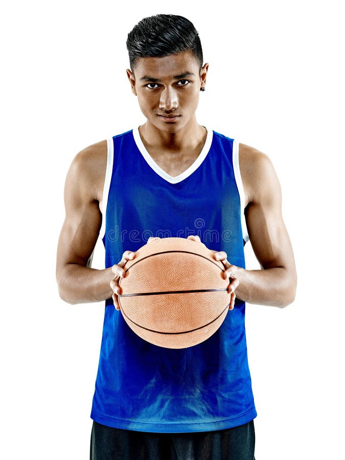 Basketball Player Man Isolated Stock Image - Image of basketball ...