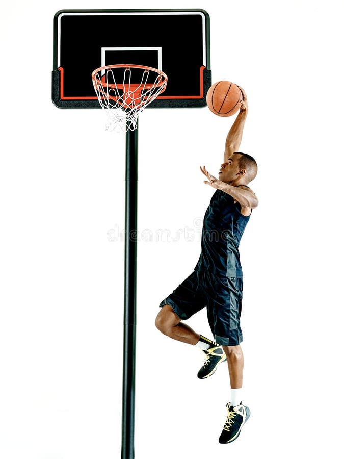 Basketball Player Man Isolated Stock Photo - Image of playing, sports ...
