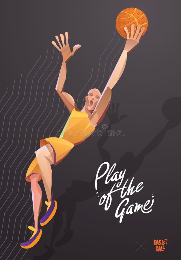 Basketball Motion Simple Line Logo Vector Stock Vector - Illustration ...