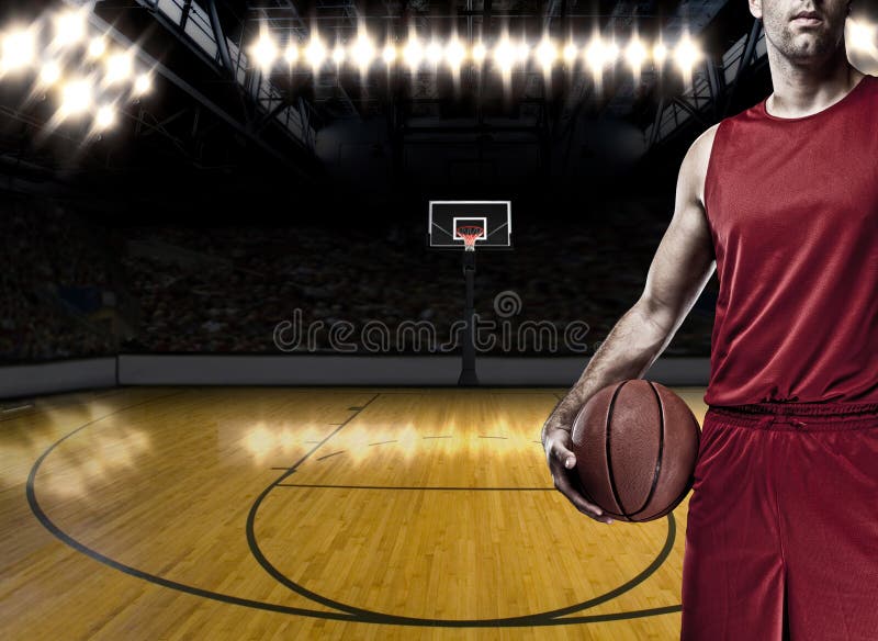 Basketball player stock image. Image of body, ball, court - 80146539