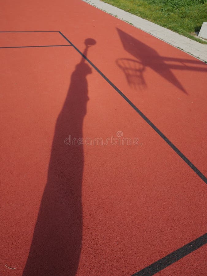 Basketball player shadow stock image. Image of point - 264725049