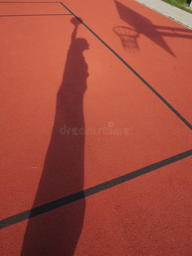Basketball player shadow stock photo. Image of white - 79359718