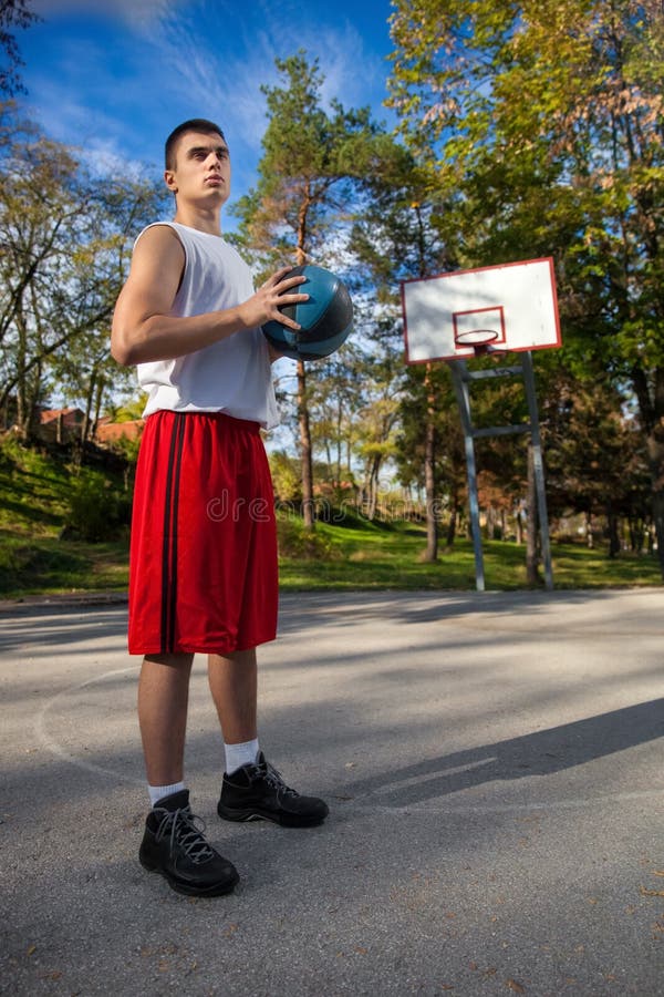 Basketball Player stock photo. Image of male, blue, athlete - 34618542