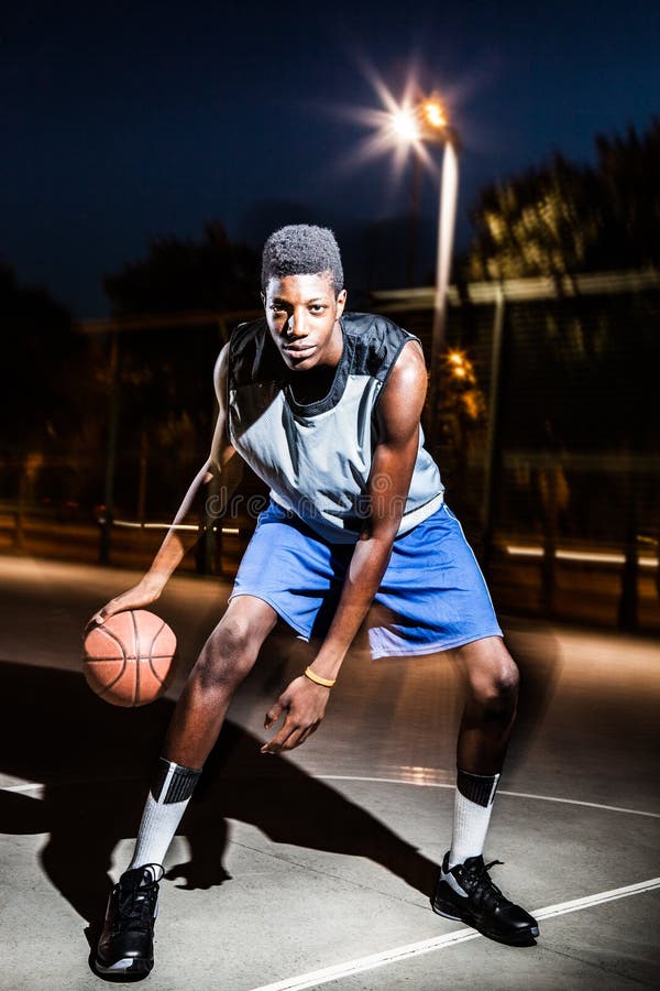 Basketball player stock image. Image of portrait, african - 36537305